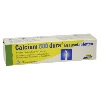 Calcium 500 dura Brausetabletten 20 St günstig kaufen | medpex