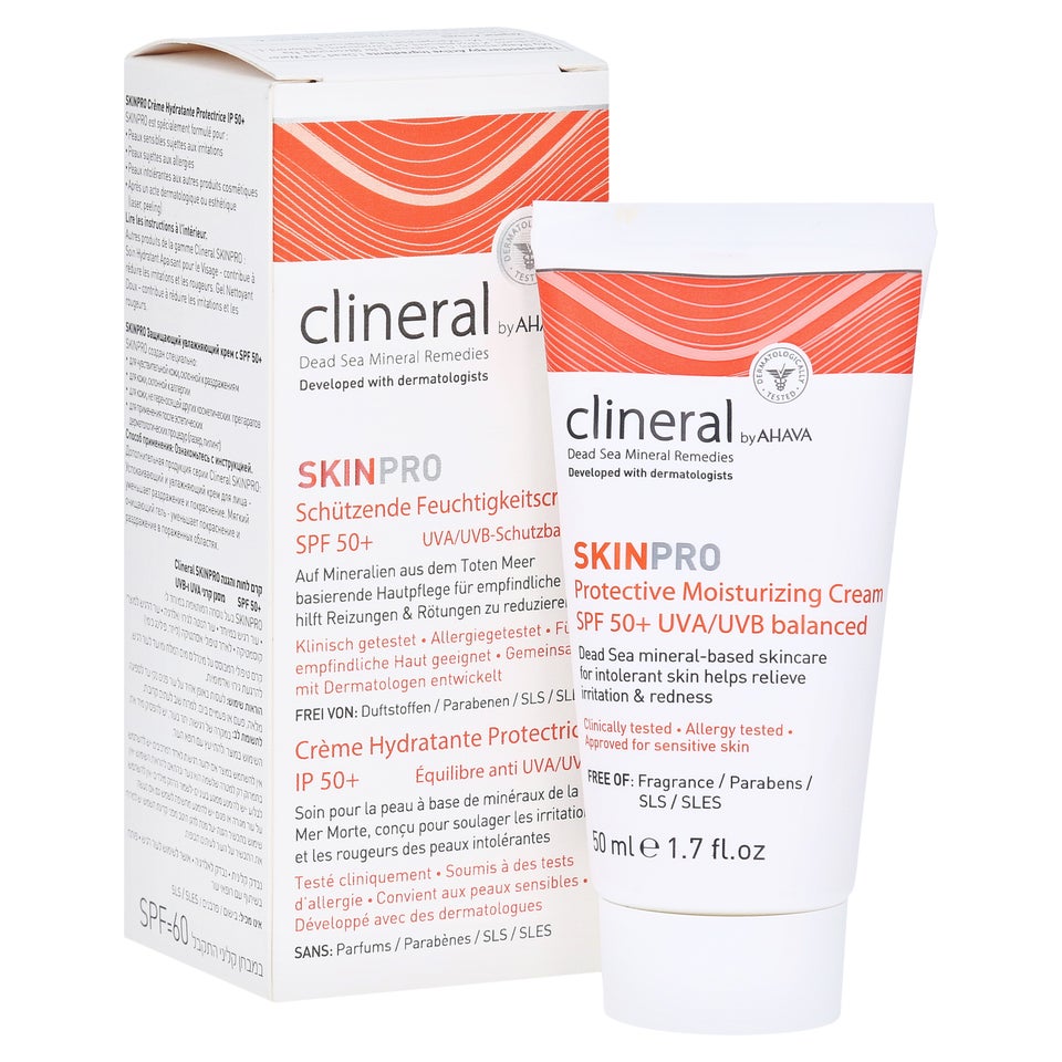 Erfahrungen zu CLINERAL SKINPRO Prot.Moisturizing Cream SPF 50 | medpex
