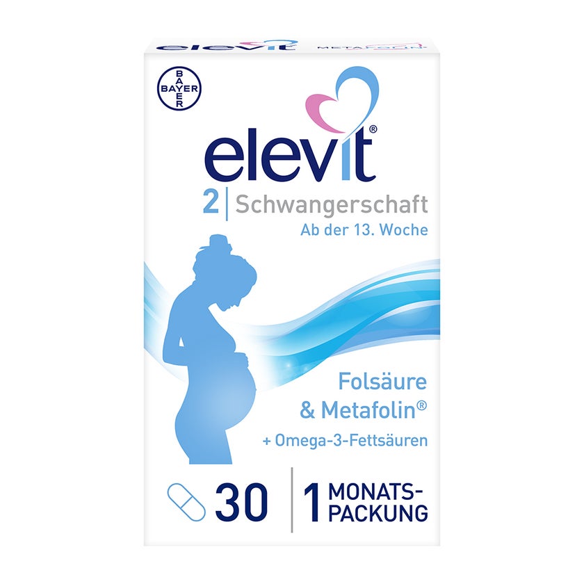 Erfahrungen zu Elevit 2 Schwangerschaftsvitamine & nährstoffe 30 St ...