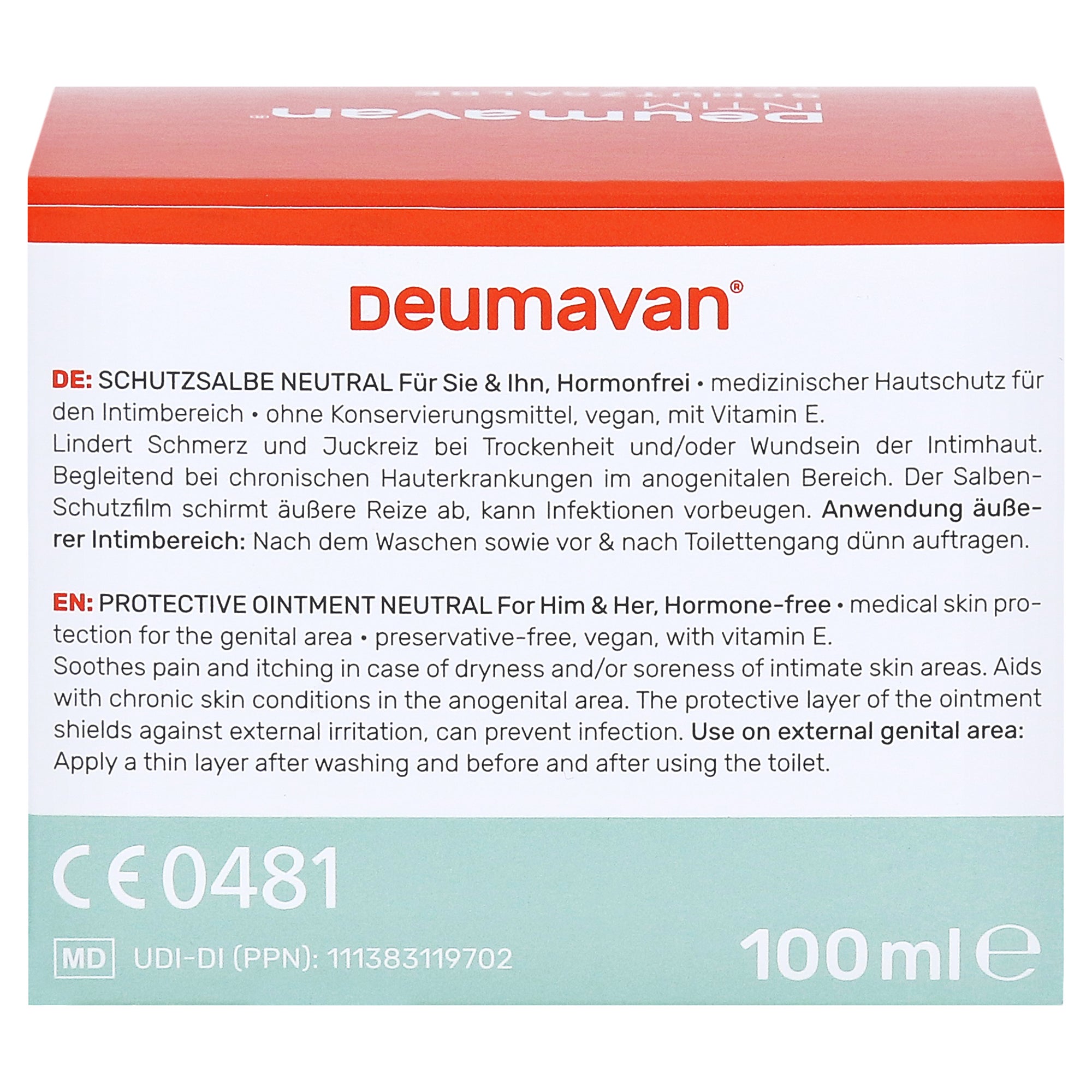Deumavan Schutzsalbe Neutral Dose kaufen | medpex