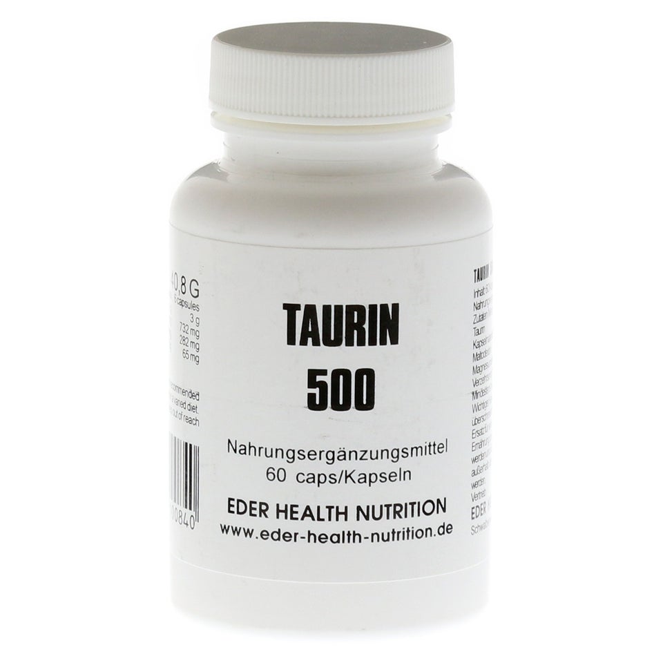 Erfahrungen zu Taurin 500 Kapseln 60 St | medpex