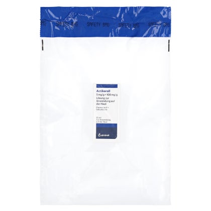 ACTIKERALL 5 mg/g + 100 mg/g Lsg.z.Anw.a.d.Haut 25 ml kaufen mit E ...