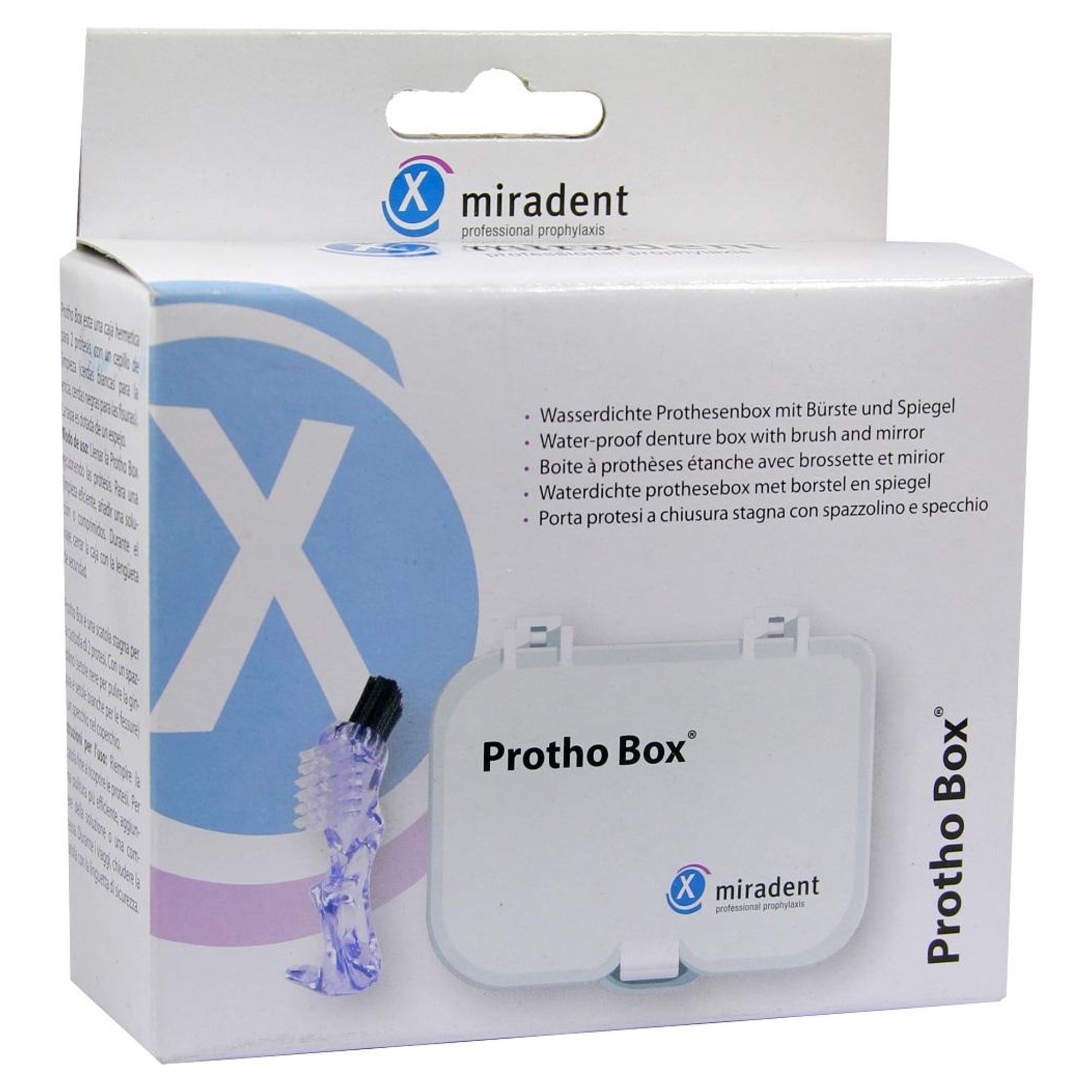 Erfahrungen zu MIRADENT Prothesen-Aufbewahrungsbox Protho Box | medpex