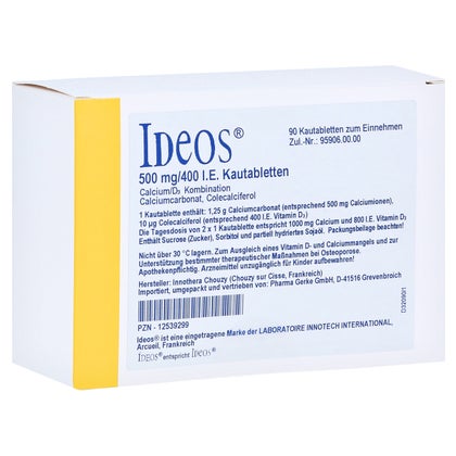 Ideos 500 Mg/400 I.E. Kautabletten - Reimport 90 St günstig kaufen | medpex