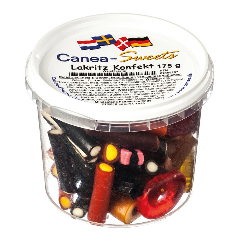 Erfahrungen zu Lakritz Konfekt Canea-Sweets 175 g | medpex