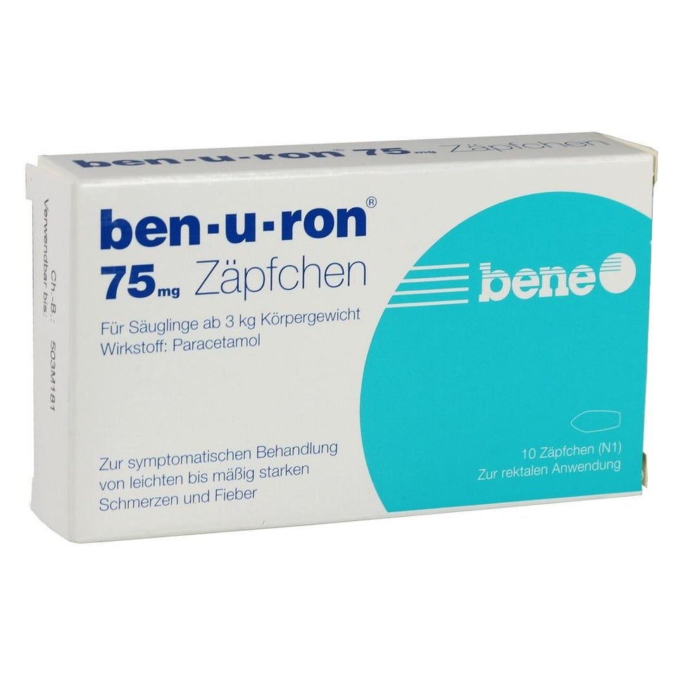 Erfahrungen zu Ben-u-ron 75 mg Suppositorien 10 St | medpex