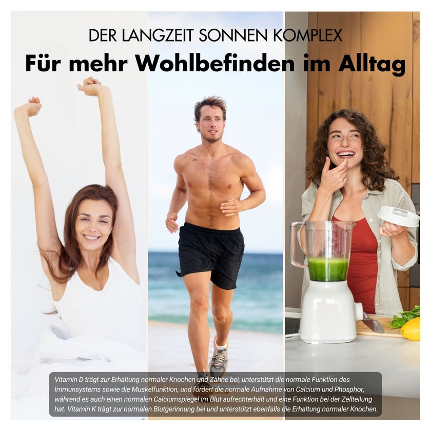XTRA FUEL Vitamin D3 + K2 Tabletten - 20.000 I.E. + 200mcg MK-7 all ...