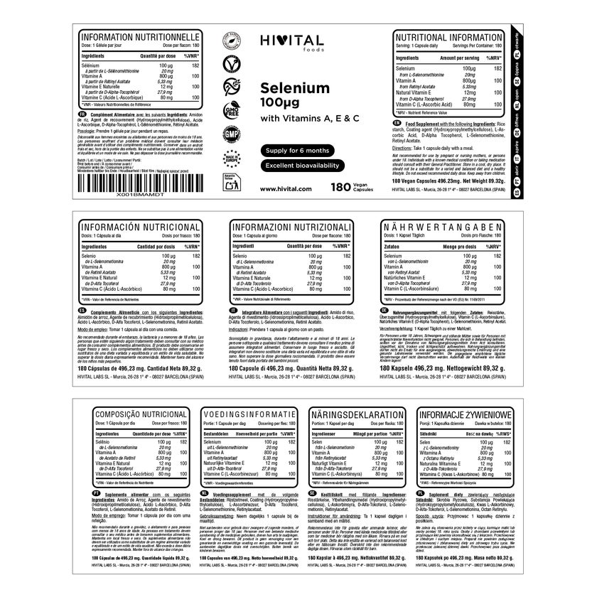 Selen 100 mcg | 180 vegane Kapseln 180 St günstig kaufen | medpex