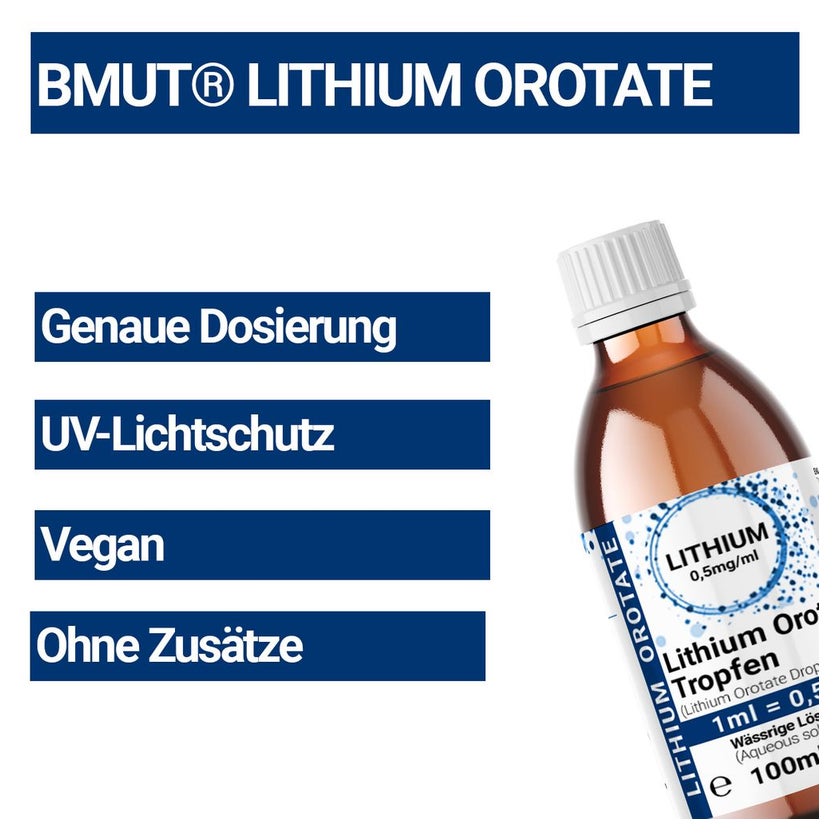 BMUT Lithiumorotat Lösung Tropfen 0,5 mg/ml 300 ml günstig kaufen | medpex