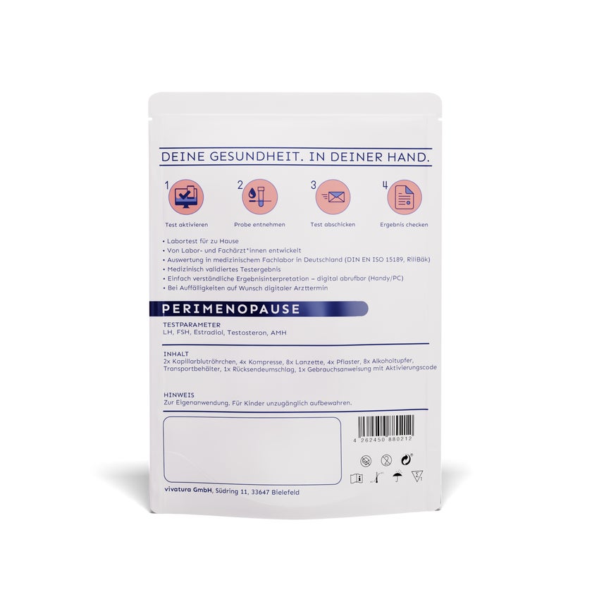 vivatura® Perimenopause | Hormone TEST-KIT 1 St günstig kaufen | medpex
