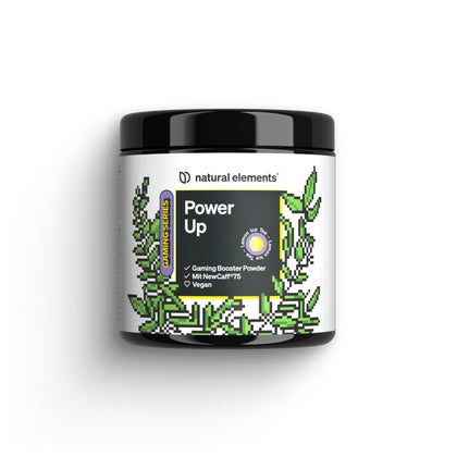 Power Up Lemon Ice Tea – Gaming Booster mit Koffein, NewCaff75, B-Vitaminen, Vitamin C, L ...
