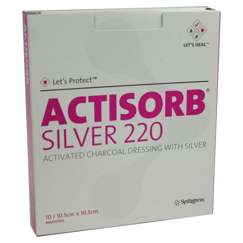 Erfahrungen zu Actisorb 220 Silver 10,5x10,5 cm steril 10 St | medpex