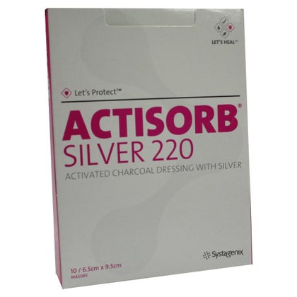Actisorb 220 Silver 6,5x9,5 cm steril Ko 10 St günstig kaufen | medpex