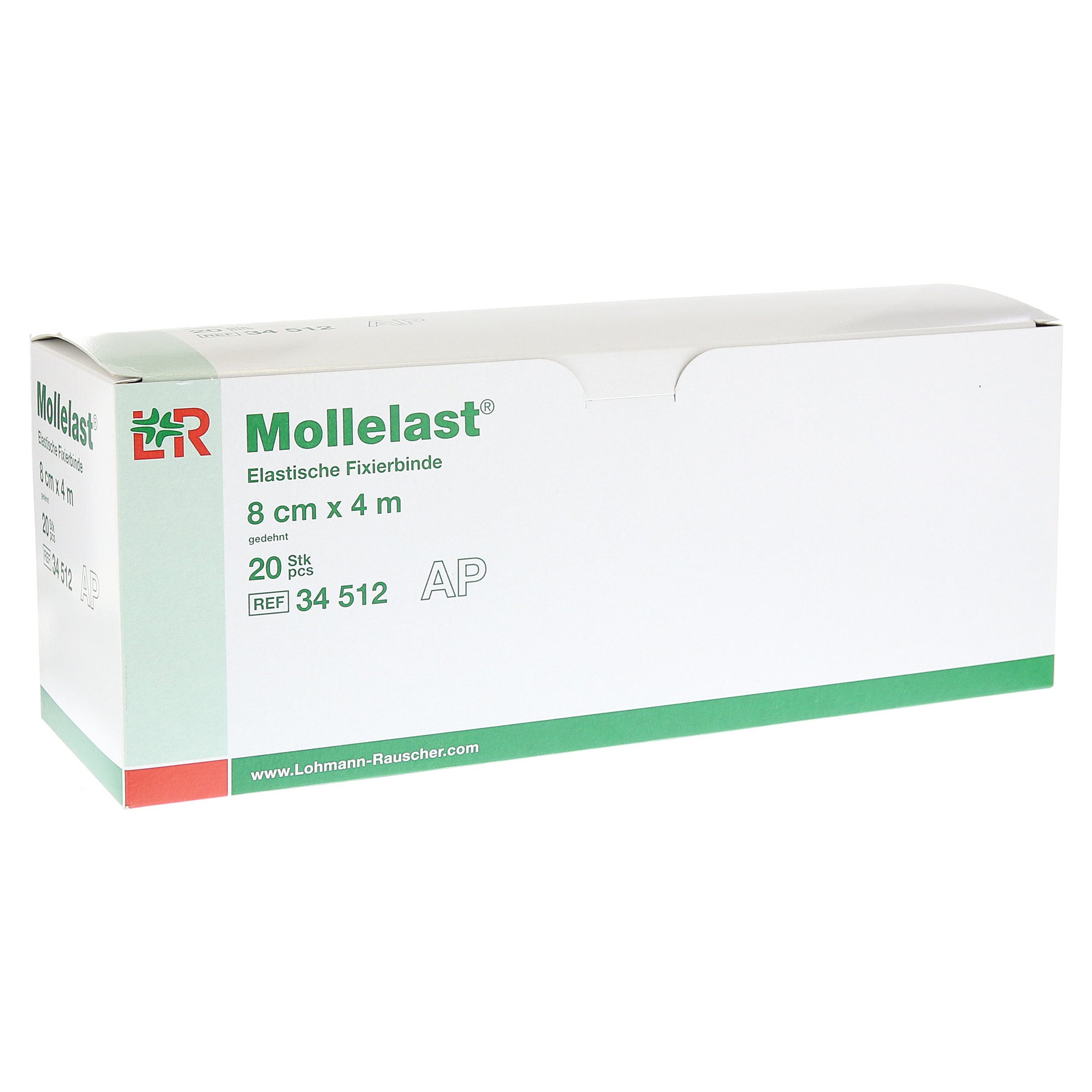 Erfahrungen zu MOLLELAST Binden 8 cmx4 m weiß | medpex