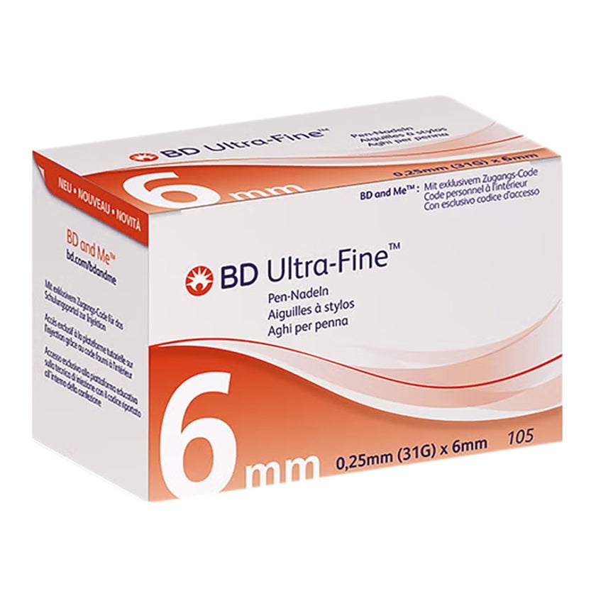 BD Ultra-fine Pen-nadeln 6 mm 31 G 0,25 105 St günstig kaufen | medpex