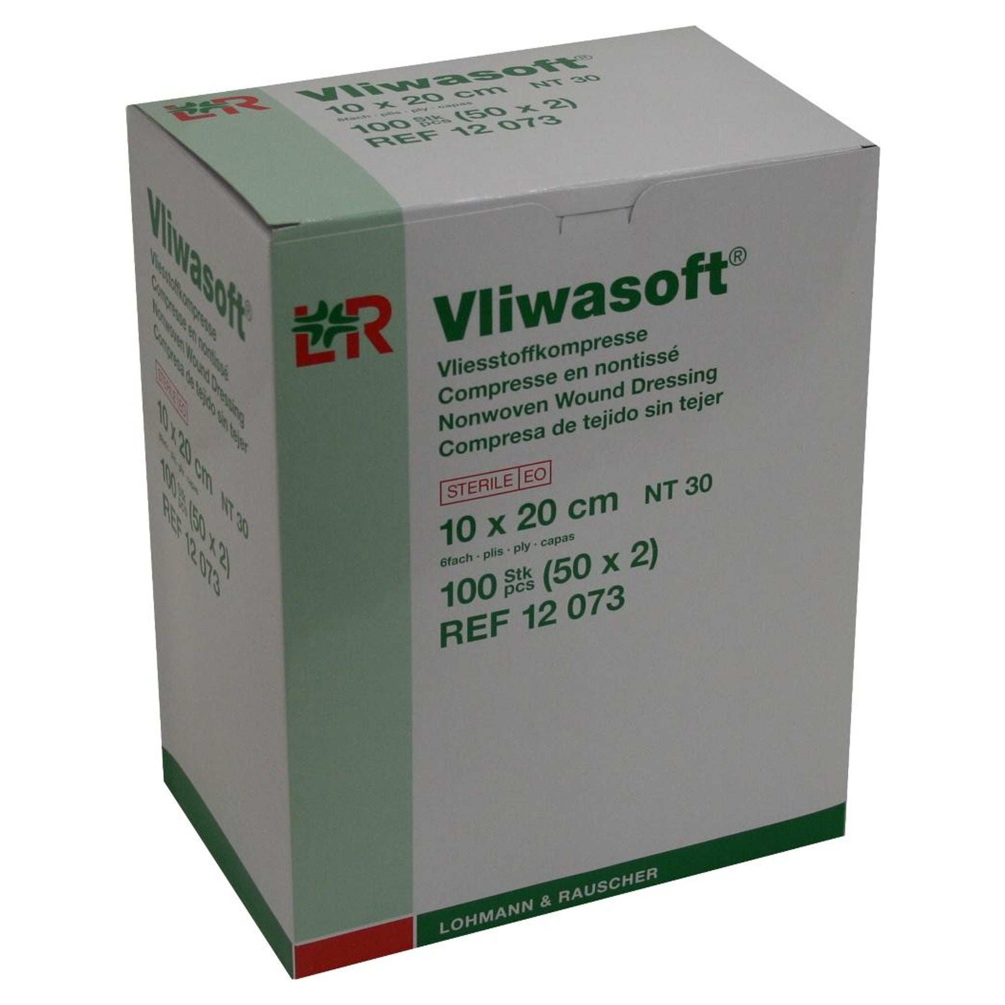 VLIWASOFT Vlieskompressen steril 10x20 cm 6l. | medpex