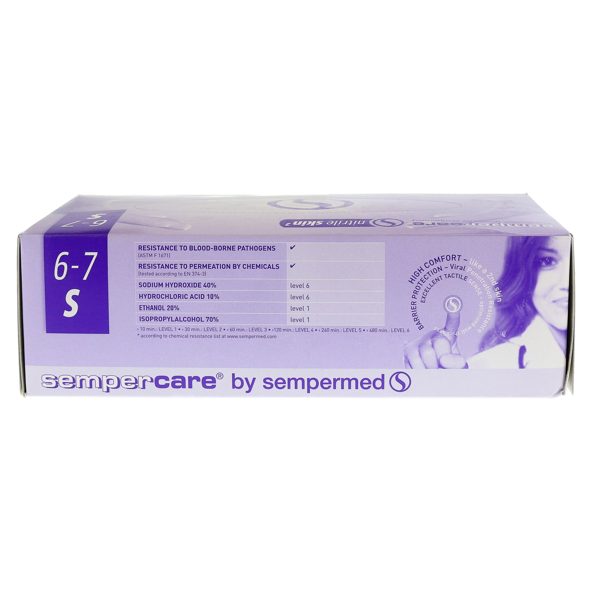 SEMPERCARE Nitrile skin2 U.Handsch.puderfr.Gr.S 200 Stück | medpex