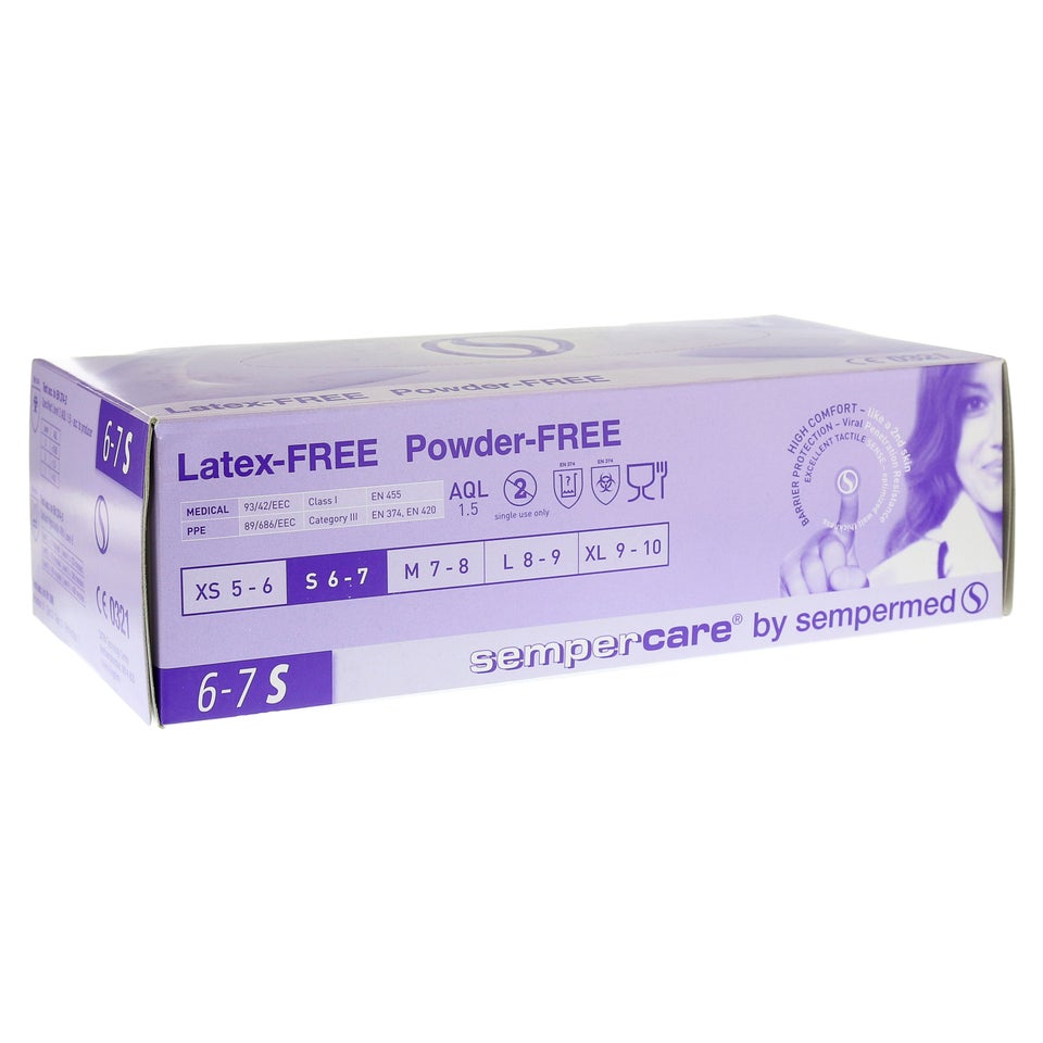 SEMPERCARE Nitrile skin2 U.Handsch.puderfr.Gr.S 200 Stück | medpex