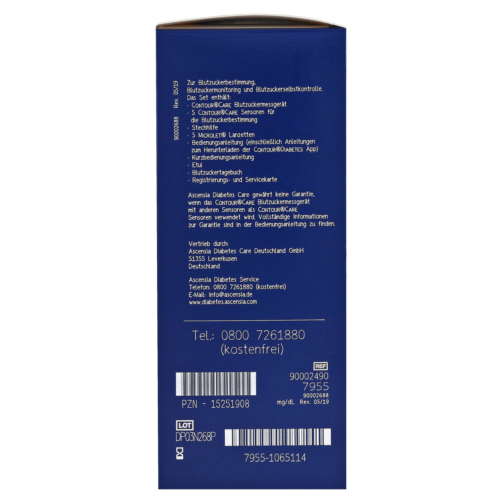 CONTOUR Care Set Blutzuckermesssystem mg/dl | medpex