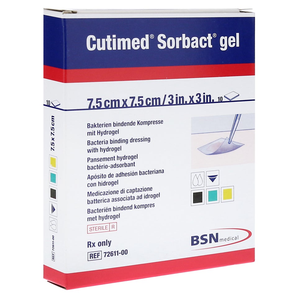 Cutimed Sorbact Gel Kompressen 7,5x7,5 c 10 St günstig kaufen | medpex