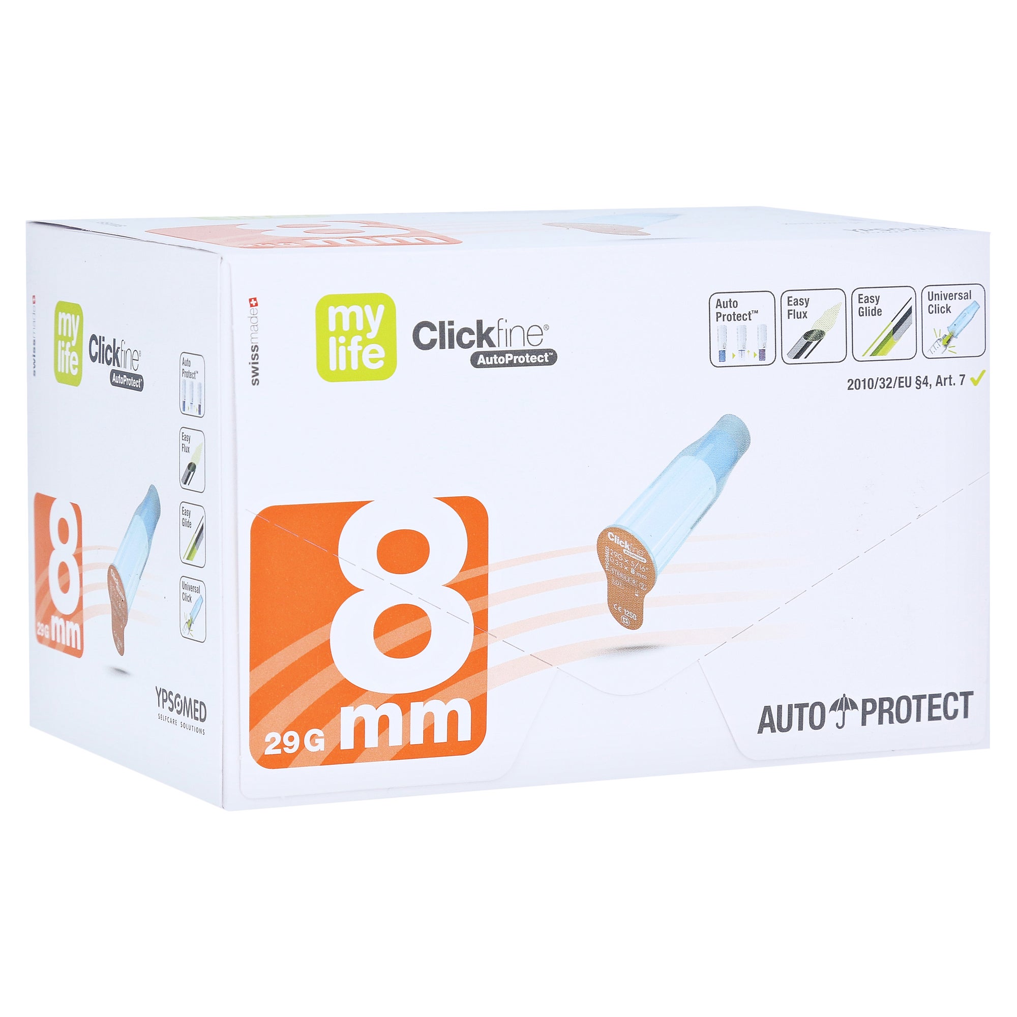 CLICKFINE AutoProtect Pen-Nadeln 8 mm 29 G | medpex