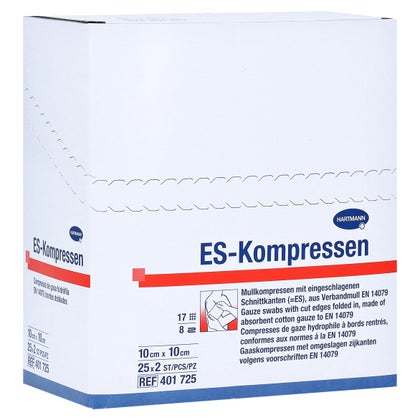 Es-kompressen Steril 10x10 cm 8fach 25X2 St günstig kaufen | medpex