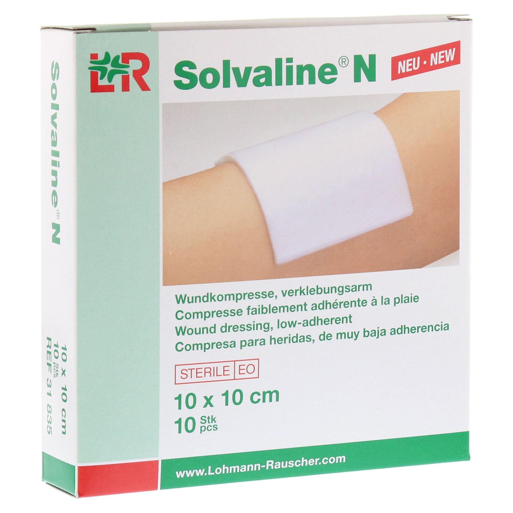 Erfahrungen zu SOLVALINE N Kompressen 10x10 cm steril | medpex