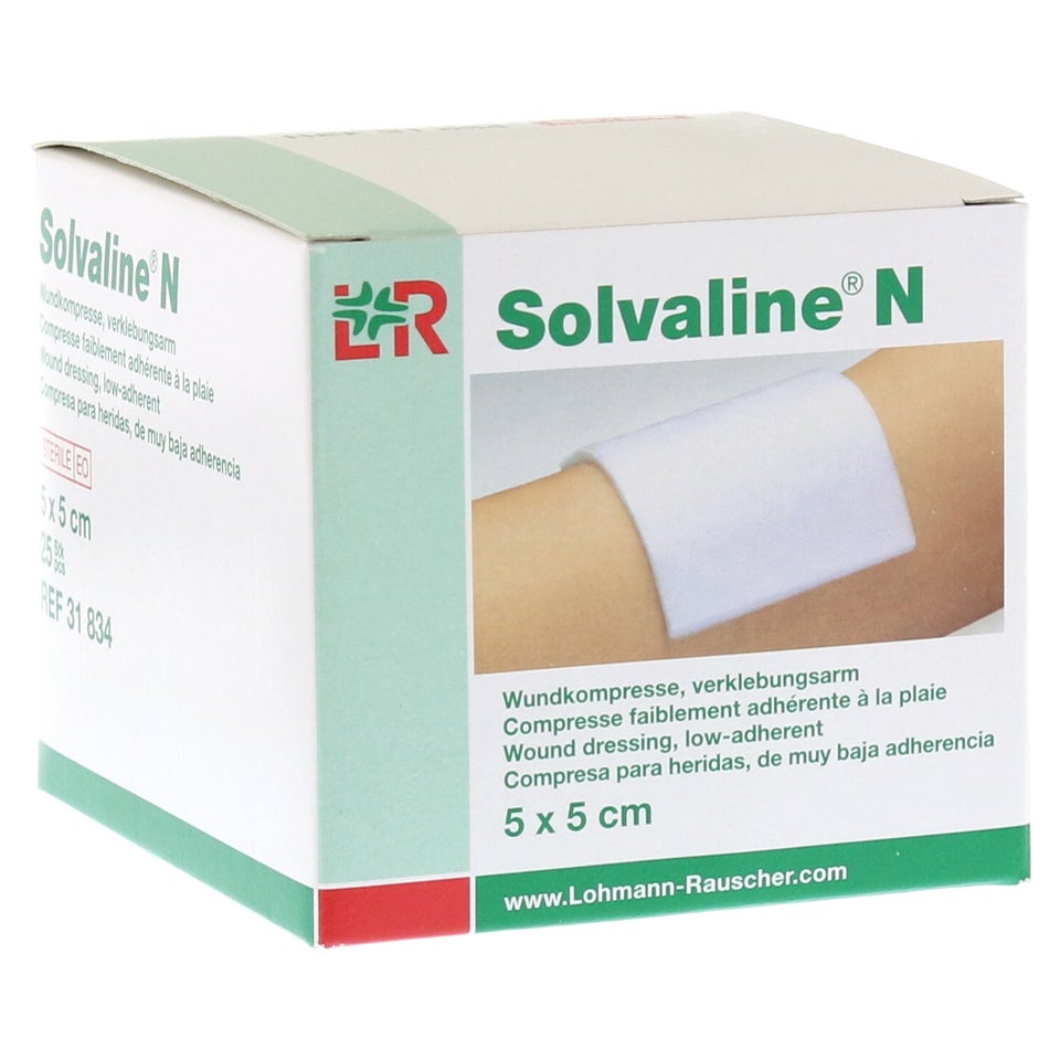 Solvaline N Kompressen 5x5 cm steril 25 St günstig kaufen | medpex