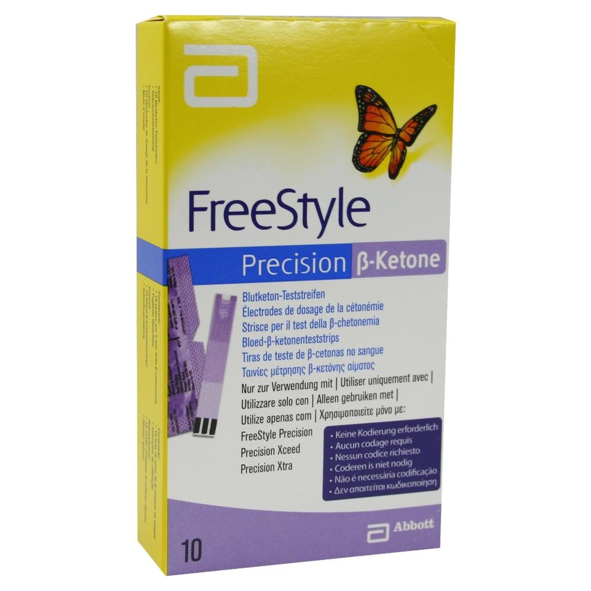 FREESTYLE Precision ß-Ketone Blutketon Teststreif. | medpex