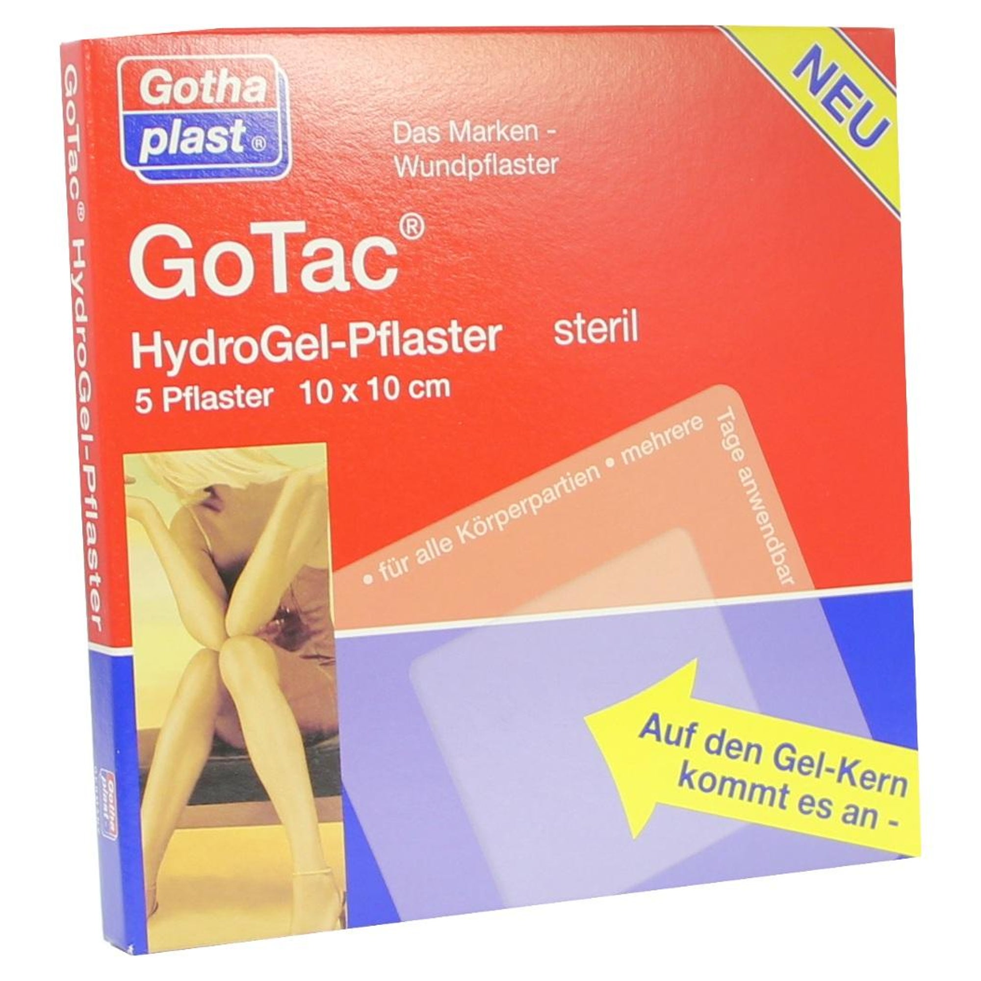 GOTAC HydroGel-Pflaster L 10x10 cm steril | medpex