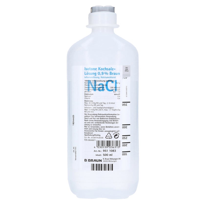 Isotone Kochsalz-lösung 0,9% Braun Ecofl 10X500 ml günstig kaufen | medpex