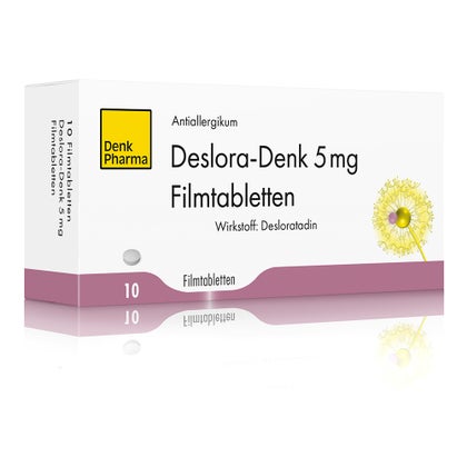 Erfahrungen zu Deslora-denk 5 mg Filmtabletten 10 St | medpex