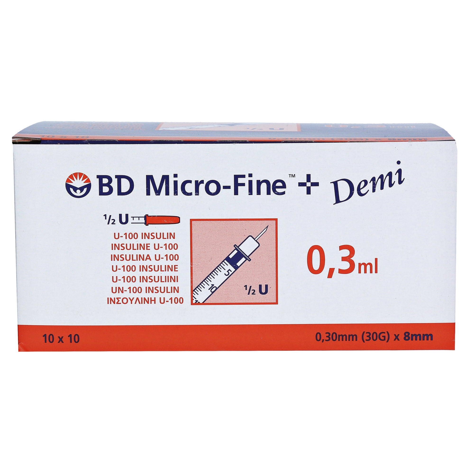 BD Micro-fine + Insulinspritze 0,3 ml U100 | medpex
