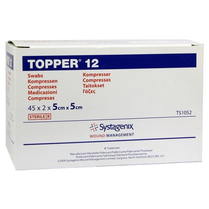 Topper 12 Kompr.5x5 cm steril 45X2 St günstig kaufen | medpex