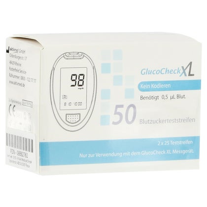 Glucocheck XL Blutzuckerteststreifen 50 St günstig kaufen | medpex