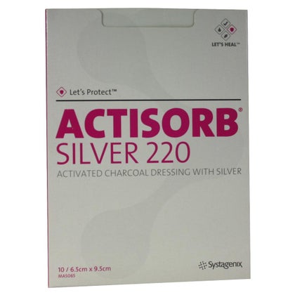 Actisorb 220 Silver 6,5x9,5 cm steril Ko 10 St günstig kaufen | medpex