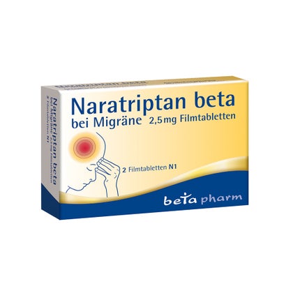 Erfahrungen zu Naratriptan beta 2,5 mg 2 St | medpex