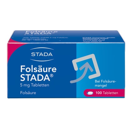 Folsäure STADA 5 mg Tabletten 100 St günstig kaufen | medpex