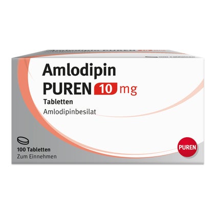 Amlodipin Puren 10 mg Tabletten 100 St kaufen mit E-Rezept | medpex