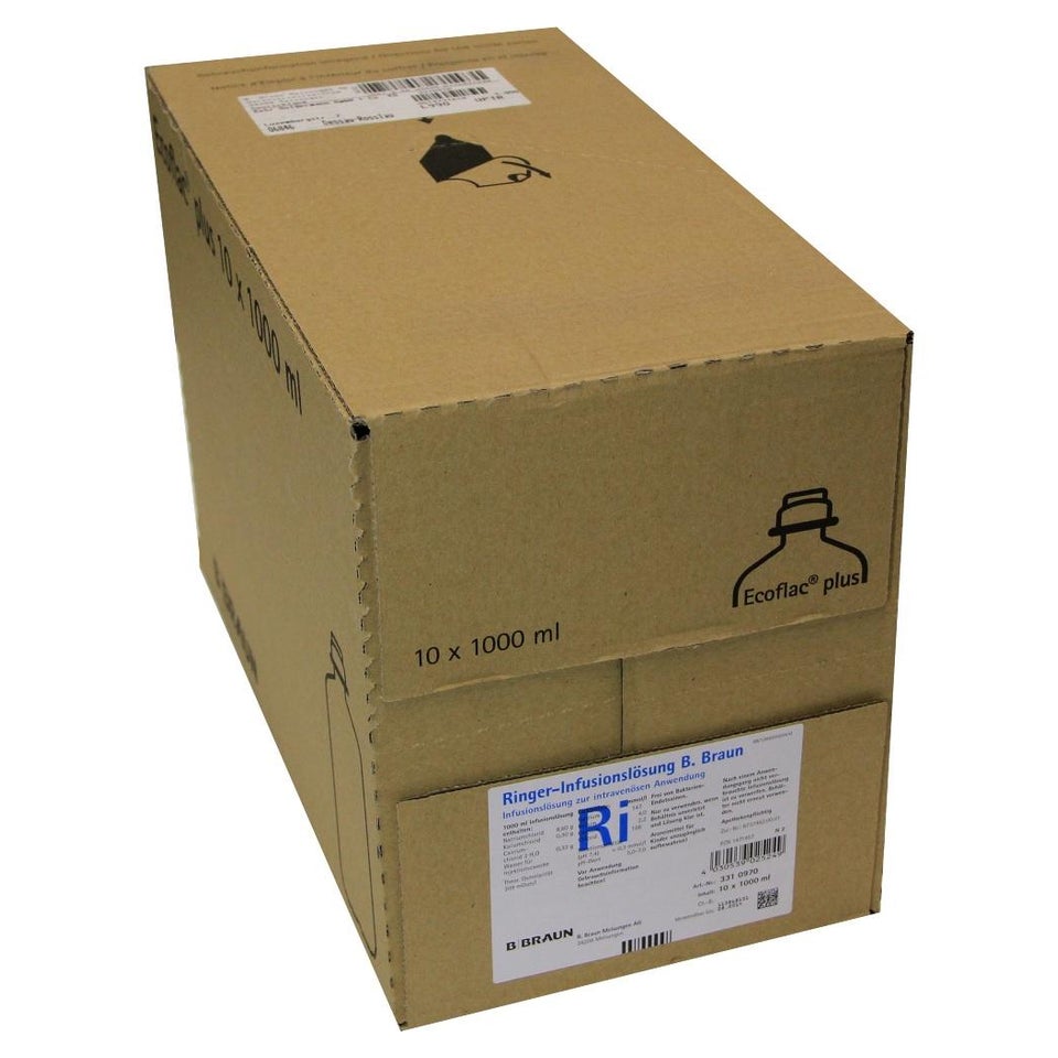 Erfahrungen zu Ringer Lösung B.braun Ecoflac Plus 10X1000 ml | medpex