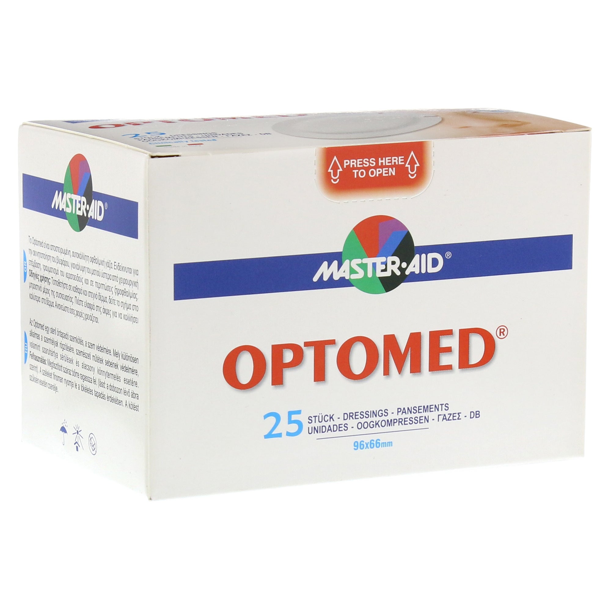 Erfahrungen zu OPTOMED Augenkompressen steril selbstklebend | medpex