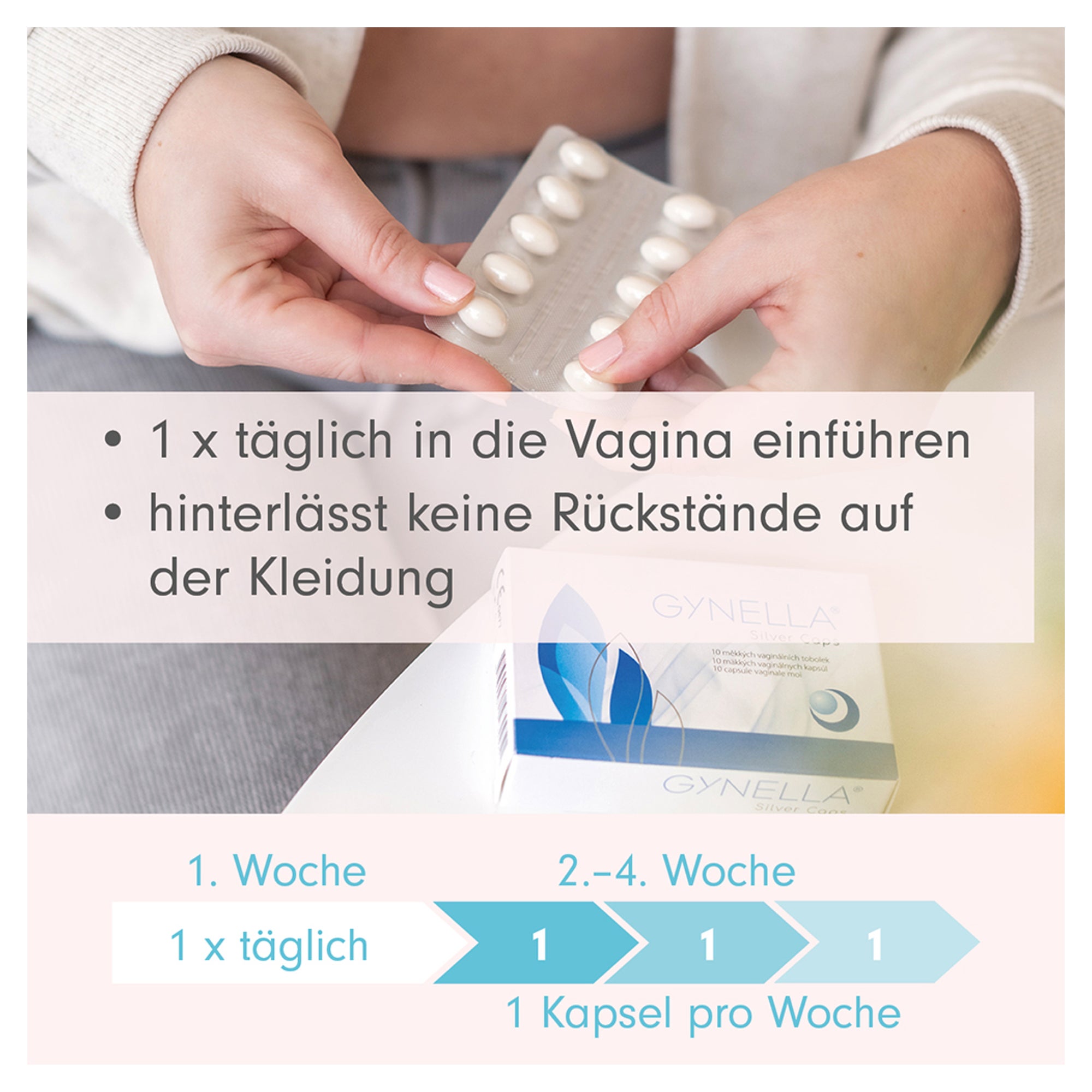 GYNELLA Silver Caps Vaginalkapseln kaufen | medpex