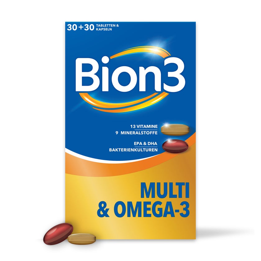 Bion3 Multi+omega-3 Kombipackung 30 Tabl.+30 Kaps. 2X30 St günstig kaufen | medpex
