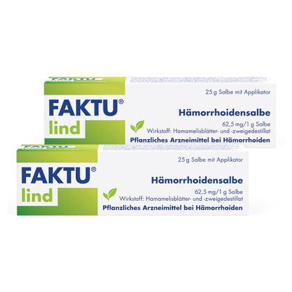 Faktu lind Hämorrhoidensalbe Doppelpack 2X25 g günstig kaufen | medpex