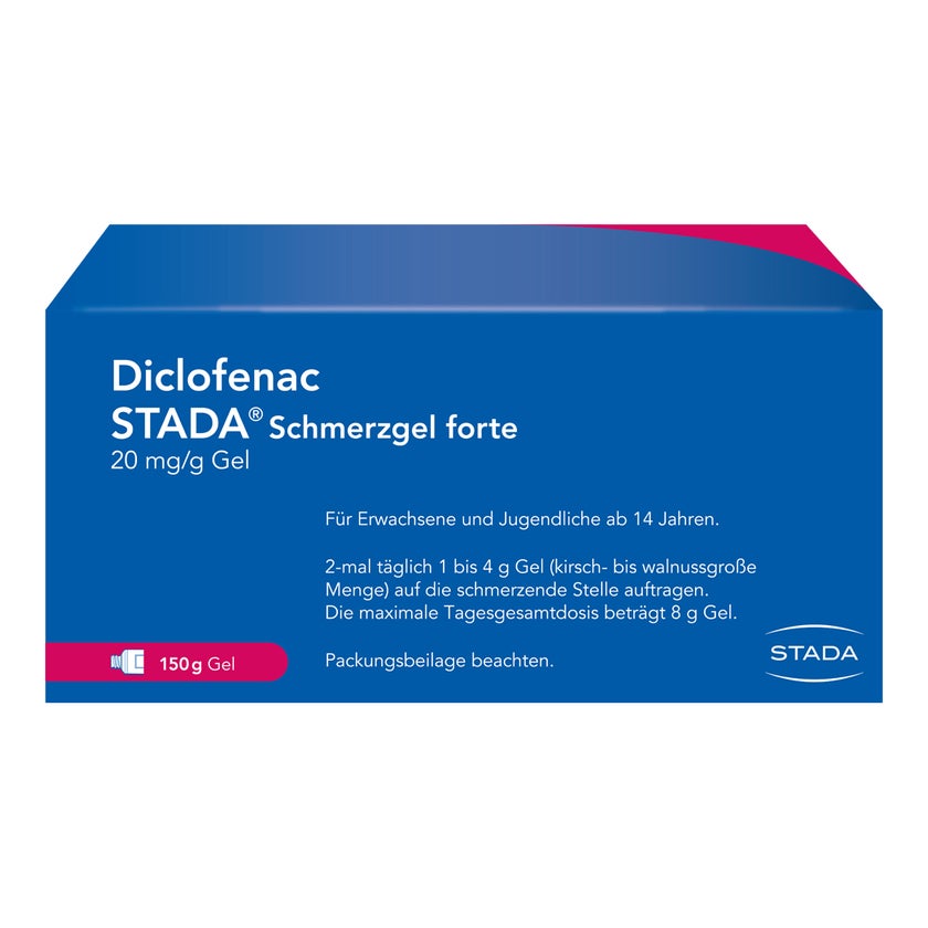 Erfahrungen zu Diclofenac Stada Schmerzgel forte 20 mg/ 150 g | medpex