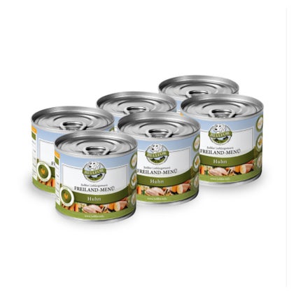Bellfor Hundefutter Nass mit Huhn Freiland-Menü 1,200 g 1200 g günstig ...