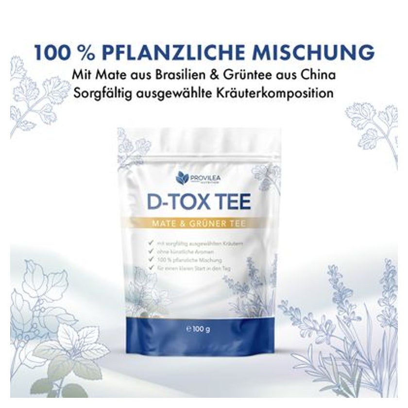 Provilea D-Tox Kräutertee | D-Tox | 100% pflanzlich 100 g günstig ...