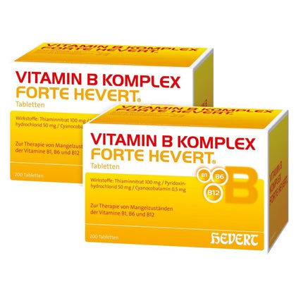 Erfahrungen zu Vitamin B Komplex forte Hevert Tabletten 2X200 St | medpex