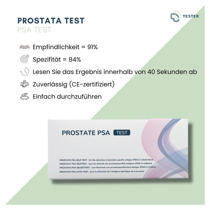 Prostata Test - PSA Test - PSA Schnelltest - Prostate - Selbsttest ...