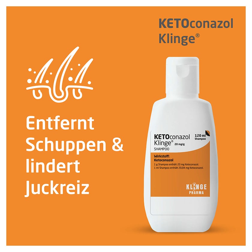 Ketoconazol Klinge 20 mg/g Shampoo 120 ml günstig kaufen | medpex